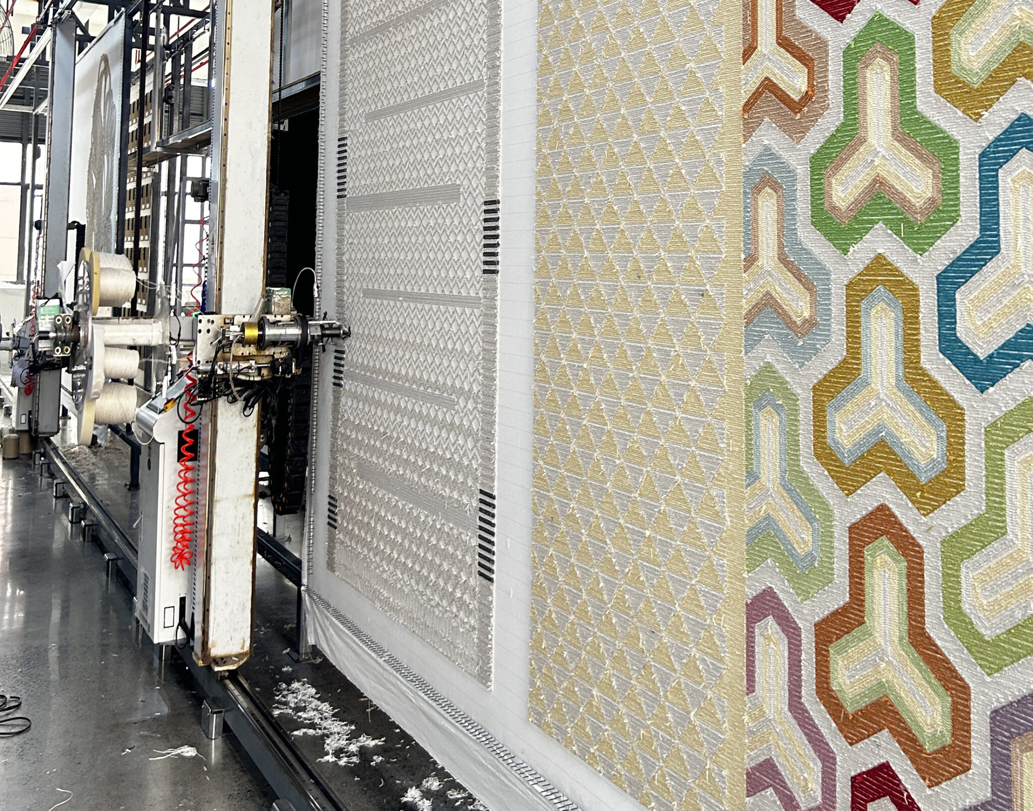 The Manufacturing Process of Tufted Rugs: Tufting Machines, Backing ...